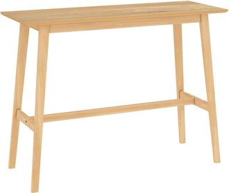 Rendez-Vous D&eacute;co Rendez-vous D&eacute;co - Table de bar rectangulaire 4 personnes en bois clair naturel 120 cm - buvette