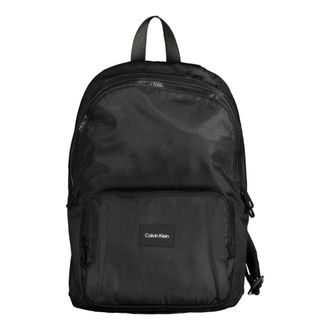 Calvin Klein Homme, Sacs, Noir, Taille: ONE Size Sac &agrave; dos noir pour homme avec plusieurs compartiments