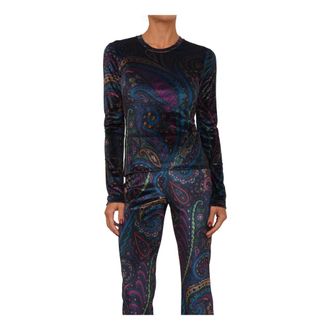 Etro Top Jersey-xxl - Femme - Tops - Multicolore - Taille: 42 FR