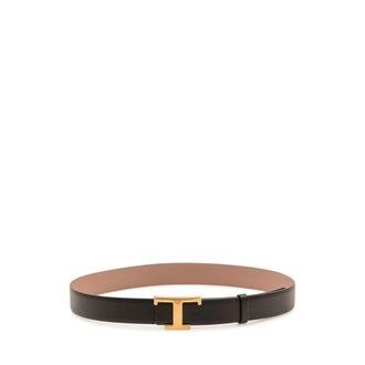 Tod's Glatte G&uuml;rtelschnalle mit geometrischem Design - - Accessories - Damen - Schwarzk - 95 CM
