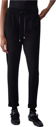 Liu Jo Femme, Pantalons, Noir, Taille: 40 FR Pantalon de jogging en jersey