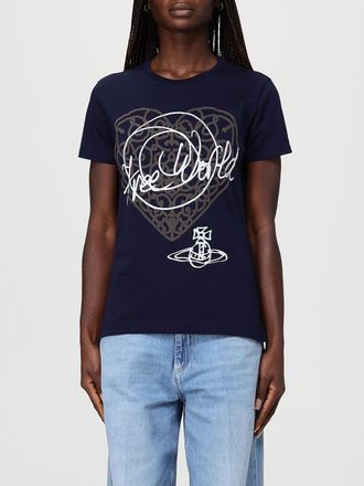 Vivienne Westwood T-Shirt VIVIENNE WESTWOOD Femme couleur Bleu