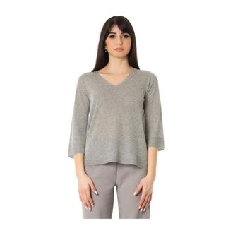 D.exterior Maglia lux manica - Femme - Pulls - Gris - Taille: 40 FR
