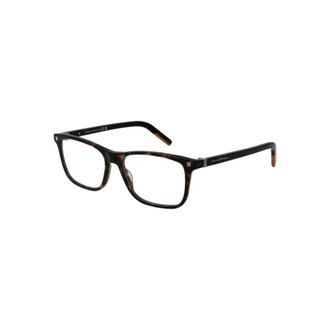 Ermenegildo Zegna Braune Rechteckige Acetat-Optikrahmen - - Accessories - Herren - Braun - ONE SIZE