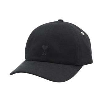 Ami Casquette Logo Coeur - Femme - Accessoires - Noir - Taille: ONE Size