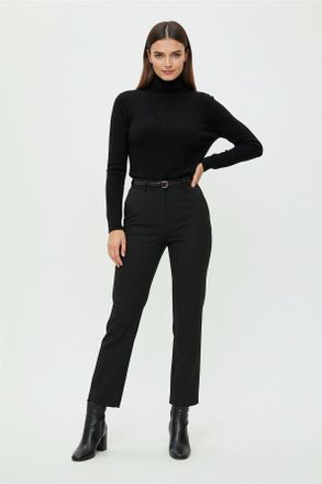 Gerard Darel Pantalon droit &agrave; ceinture - CONSTANCE - Noir