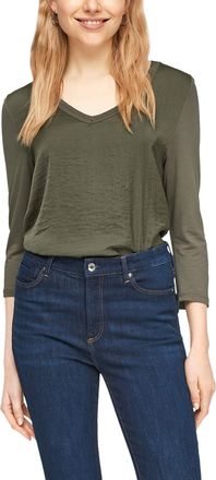 s.Oliver Damen 120.10.101.12.130.2059195 T-Shirt, 7940 gr&uuml;n, 36