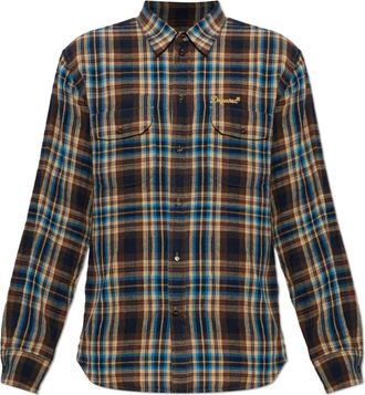 Dsquared2 Chemise canadienne &agrave; carreaux hybride - Homme - Chemises - Multicolore - Taille: L