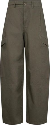 Co'Couture Femme, Pantalons, Vert, Taille: 42 FR Wide Pantalons