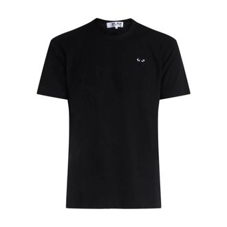 Comme Des Gar&ccedil;ons Homme, Tops, Noir, Taille: L T-shirt Tricot Coeur Brod&eacute;