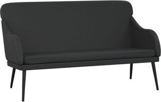 vidaXL Sitzbank Schwarz 110x76x80 cm Kunstleder - Vidaxl