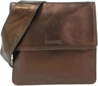 Chanel Pre-owned Sac Bandouli&egrave;re Vintage - Femme - Pre-owned - Brun - Taille: ONE Size