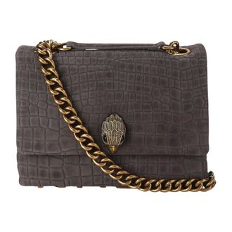 Kurt Geiger Sac &agrave; bandouli&egrave;re Kensington - Femme - Sacs - Gris - Taille: ONE Size