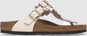 Birkenstock Sandales Gizeh Flower Leather Light Rose