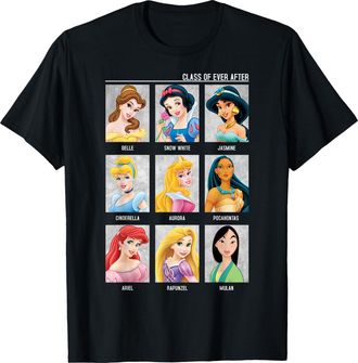 Disney Princesses Class of Ever After Color Graphic T-Shirt T-Shirt