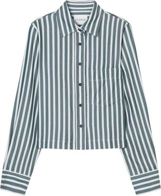 Closed Femme, Blouses et Chemises, Vert, Taille: 40 FR Cropped Shirt