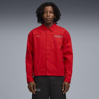 Puma Scuderia Ferrari HP Lifestyle Jacke Herren, Kleidung, Rot, M