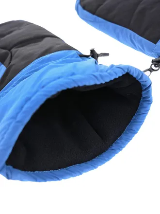 Off-white Mens Bounce Logo Ski Mittens Gloves Blue Accessories >