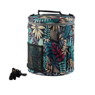 Generic Garn-Aufbewahrungstasche Mit Ahornbl&auml;ttern, Stricktasche, Orange, Quadratisch, for Garn, Wolle, H&auml;kelnadeln, Nadeln(Blue Bag)