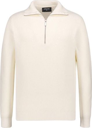 Strellson Herren Pullover beige Baumwolle unifarben