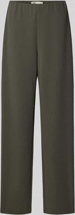 Only Wide Leg Leinenhose mit elastischem Bund Modell GOA