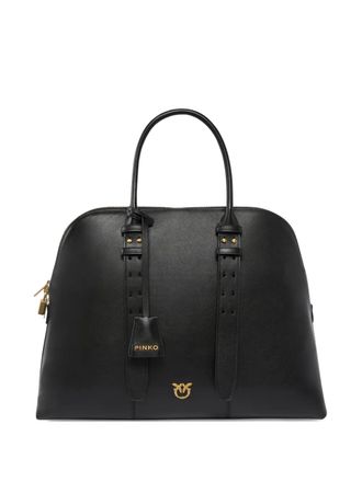 Pinko sac cabas en cuir - Noir