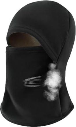 Generic Cache-cou dhiver - Housse &eacute;lastique l&eacute;g&egrave;re et coupe-vent - Masque de ski pour homme et femme - Pour v&eacute;lo, ski, sports en plein air, &eacute;quitation, escala