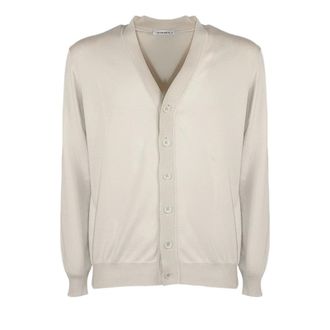 KANGRA Homme, Pulls, Beige, Taille: M Cardigan col en V