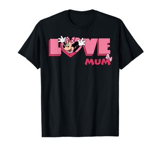 Disney Minnie Mouse Love Mum Muttertag T-Shirt