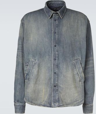 Balenciaga Hemdjacke aus Denim