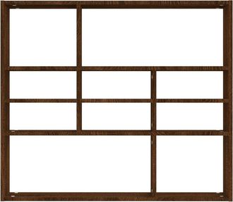 Generic Wandregal, Offener Aufbewahrungsorganisator mit Mehreren F&auml;chern, Dekoratives Wandregal, Ausstellungsregale aus Holzwerkstoff f&uuml;r Wohnzimmer, Schlafzi