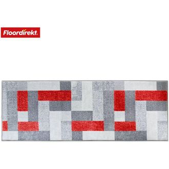 Floordirekt Teppich-L&auml;ufer nach Ma&szlig; New York Rot 80 x 250 cm