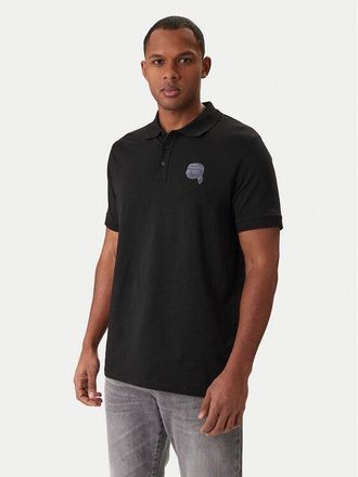 Karl Lagerfeld Poloshirt 745022 561235 Schwarz Regular Fit