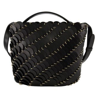 Paco Rabanne Schwarze Bucket Bag - - Bags - Damen - Schwarzk - ONE SIZE
