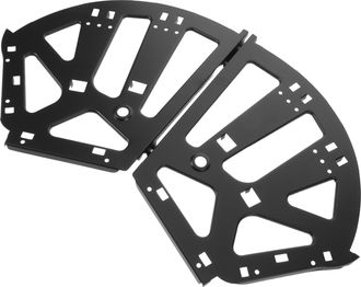 Pretyzoom TOGEVAL Schuhschrank Klapprahmen Scharniere aus Edelstahl Dreistufiger Klappmechanismus Schwarz Schubladenbeschl&auml;ge f&uuml;r Schuhregal Platzsparende Schuh