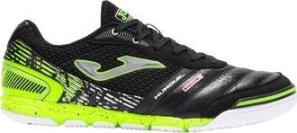 Joma Mundial Hallenfu&szlig;ball-Trainingsschuhe f&uuml;r Herren, Leder (Schwarz/Gelb)