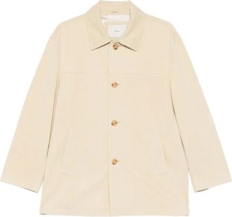 Dunst Femme, Manteaux, Beige, Taille: 38 FR Veste en cuir v&eacute;gan