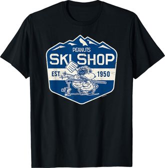 Peanuts Erdnüsse - Snoopy Woodstock Ski Shop 1950 T-Shirt