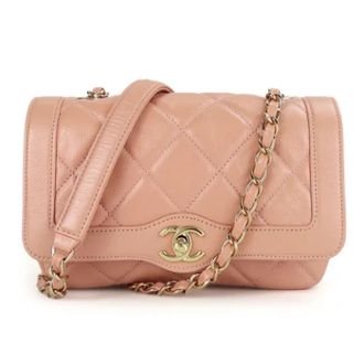 Chanel Pre-owned Leder Schultertasche - - Pre-owned - Damen - Beige - ONE SIZE