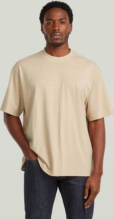 G-Star Back Graphic Loose T-Shirt - Beige - Herren