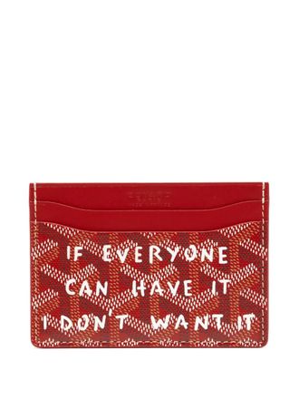 Goyard porte-cartes Customised St Sulpice - Rouge