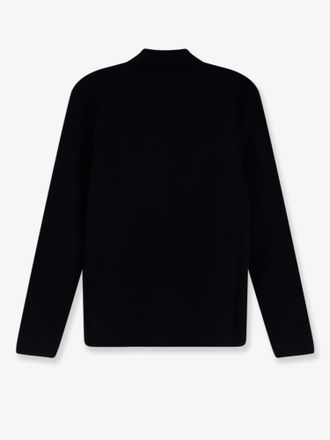 Loro Piana Mens Cardigan Petunia Black Cashmere Sweater