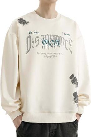 Generic Sweat Imprim&eacute; Homme Camionneur Beige Taille Jaune Zip XXXL Unisexe Tress&eacute; Et Message Mao Pr&egrave;s Personnes Routier Fleur Americain Bateau Confortable Mon