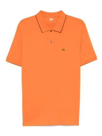 C.P. Company polo à manches courtes - Orange