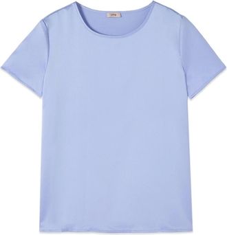 Oltre Femme, Tops, Bleu, Taille: 44 FR T-shirt bicolore