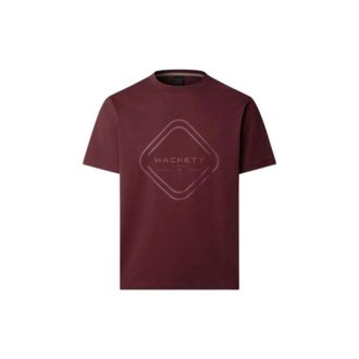 Hackett Classic Fit Club House T-Shirt - - Tops - Herren - Rot - XL