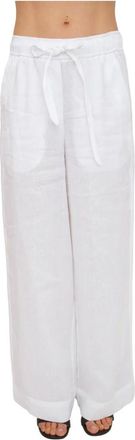 Marella Femme, Pantalons, Blanc, Taille: 44 FR Pantalone lungo
