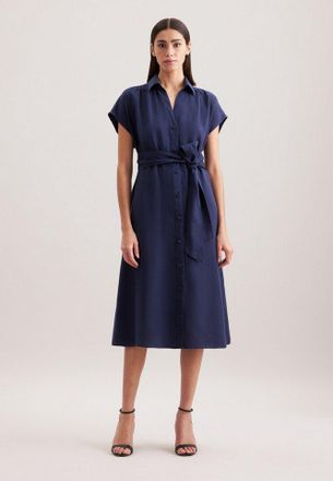 Seidensticker Sommerkleid Schwarze Rose Ohne Arm Kragen Uni