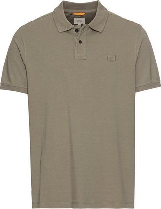 Camel Active Poloshirt Halbarm Poloshirt aus reiner Baumwolle