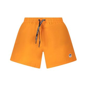 North Sails Orange Baumwoll-Schwimmboxer mit Ozeandetails - - Swimwear - Herren - Orange - 2XL